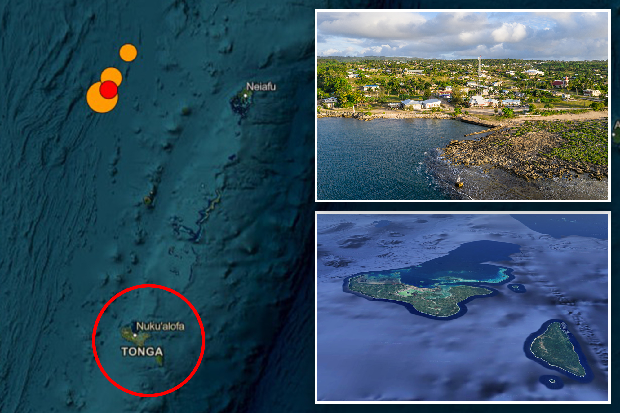 Preliminary magnitude 7.6 earthquake strikes near Tonga in the South ...