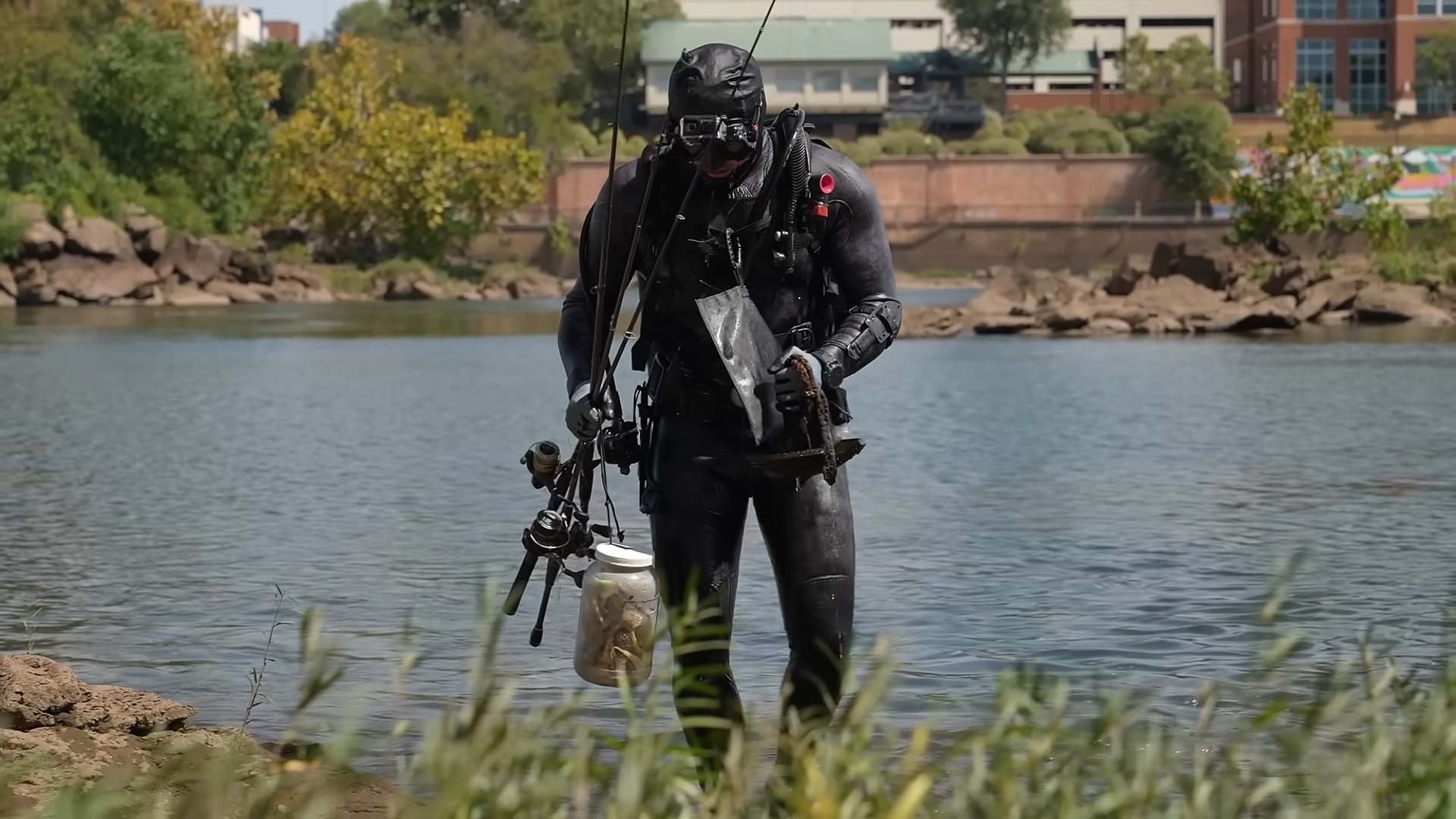 These fishing lures were lost underwater until he cleaned them up and ...