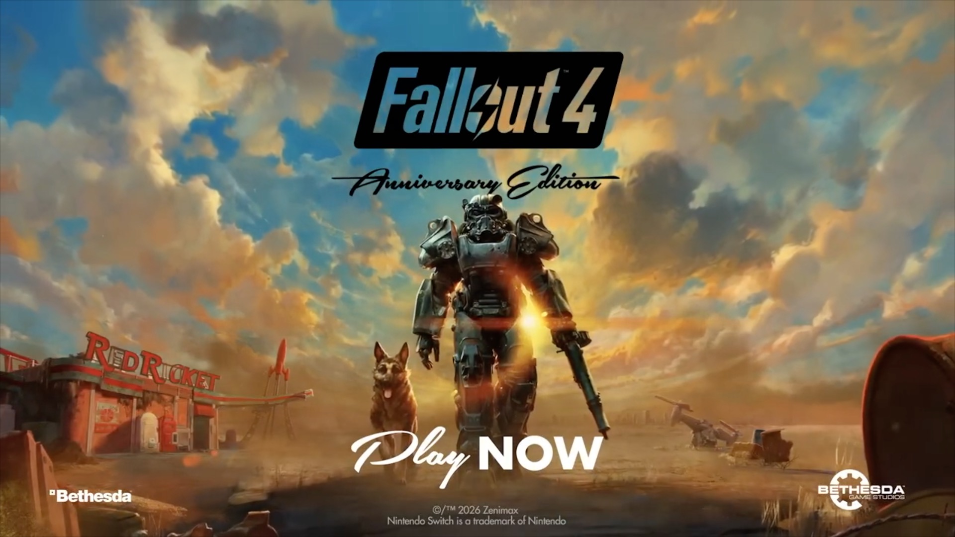 Fallout 4 Anniversary Edition official Nintendo Switch 2 launch trailer