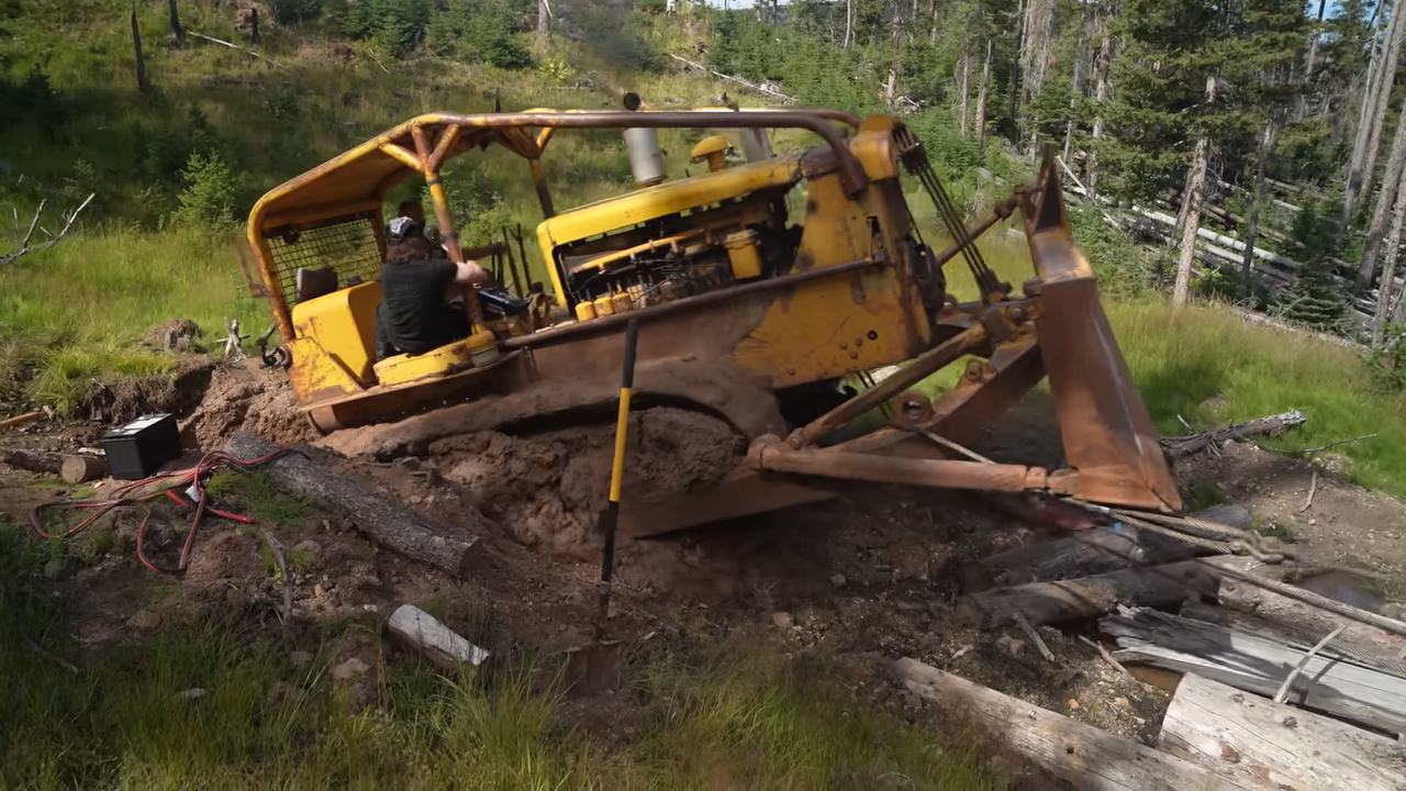 Pull again! – Then the entire machine jumped
