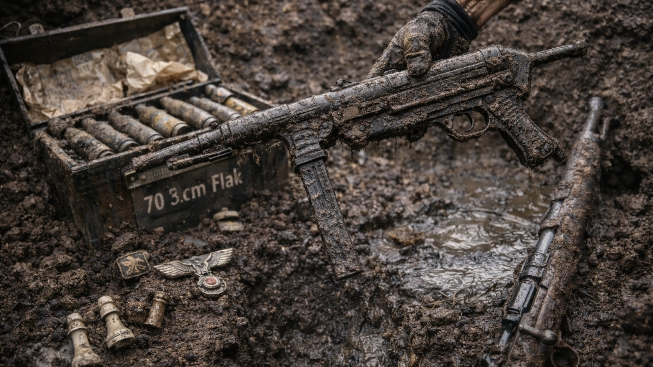 A single WWII dump site suddenly yields an MP40 flak ammunition and a ...