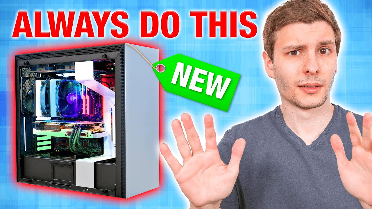 Essential steps to take immediately after getting a new computer