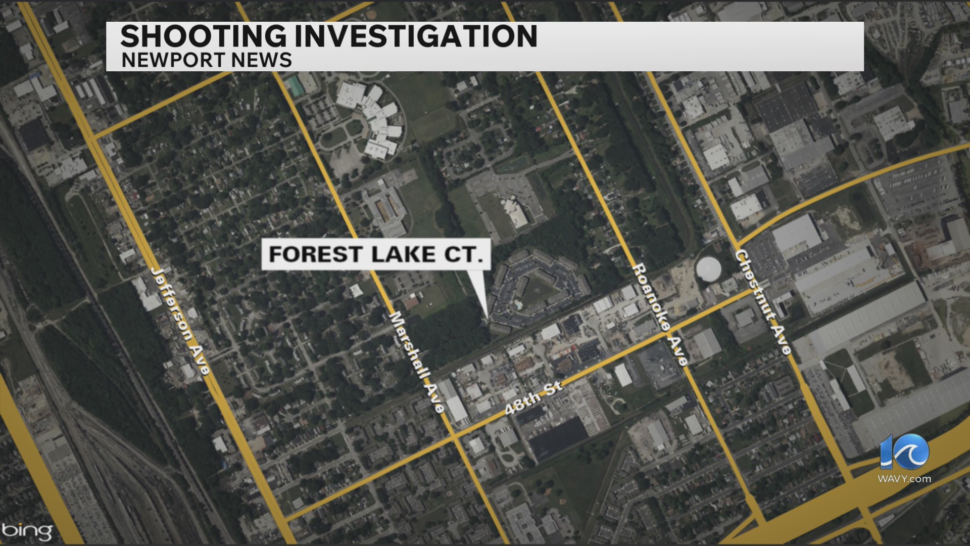 NNPD: Woman injured in shooting on Forest Lake Court