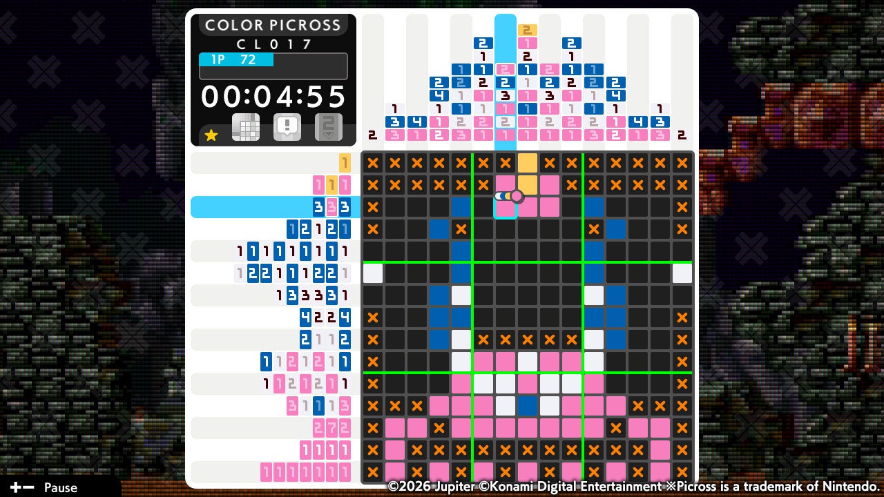 Picross S: Konami Antiques Edition screenshots