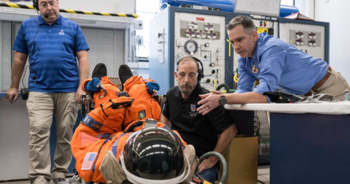 What sets the Artemis II crew's bright orange spacesuit apart from past ...