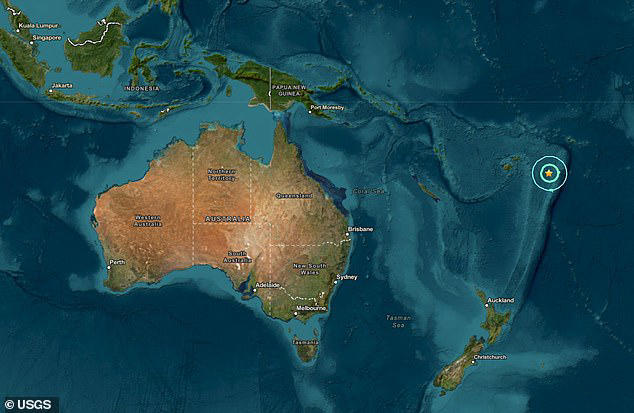 Massive 7.6 magnitude earthquake strikes near Australia