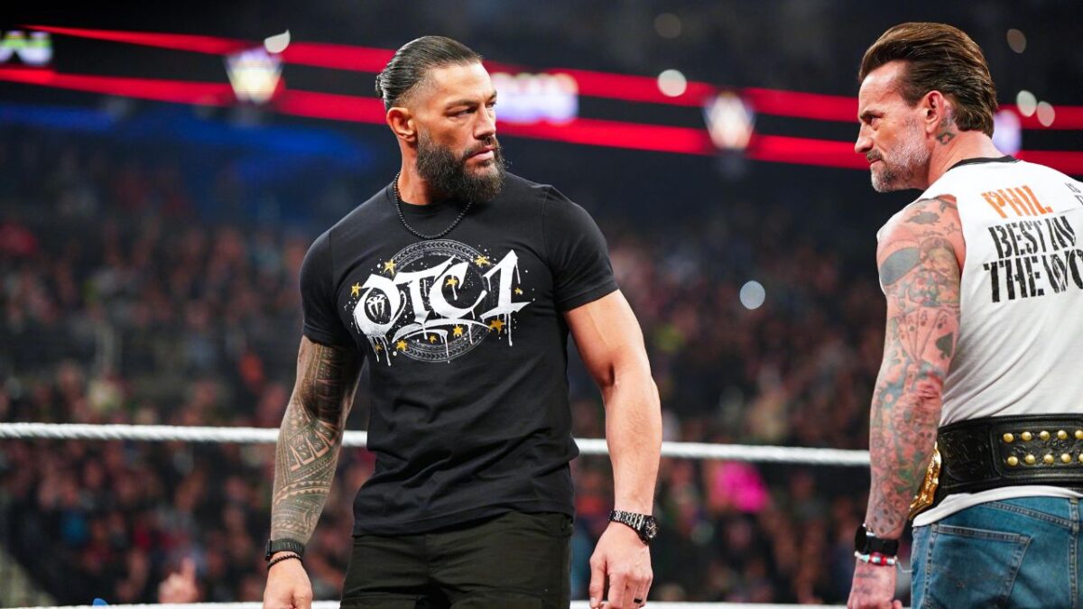 Roman Reigns destroys CM Punk at the behest of Jey Uso on Raw