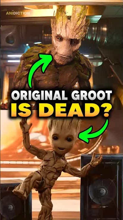 Did the original Groot actually die? #mcu #groot