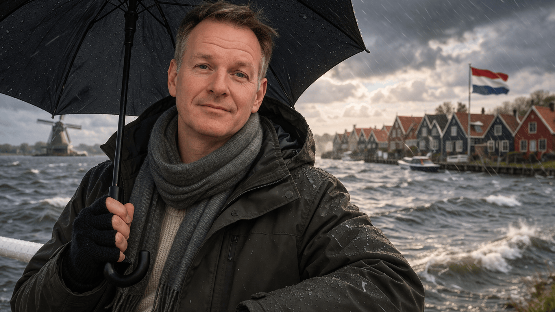 Hoe hevig wordt de wind en regen vanavond?