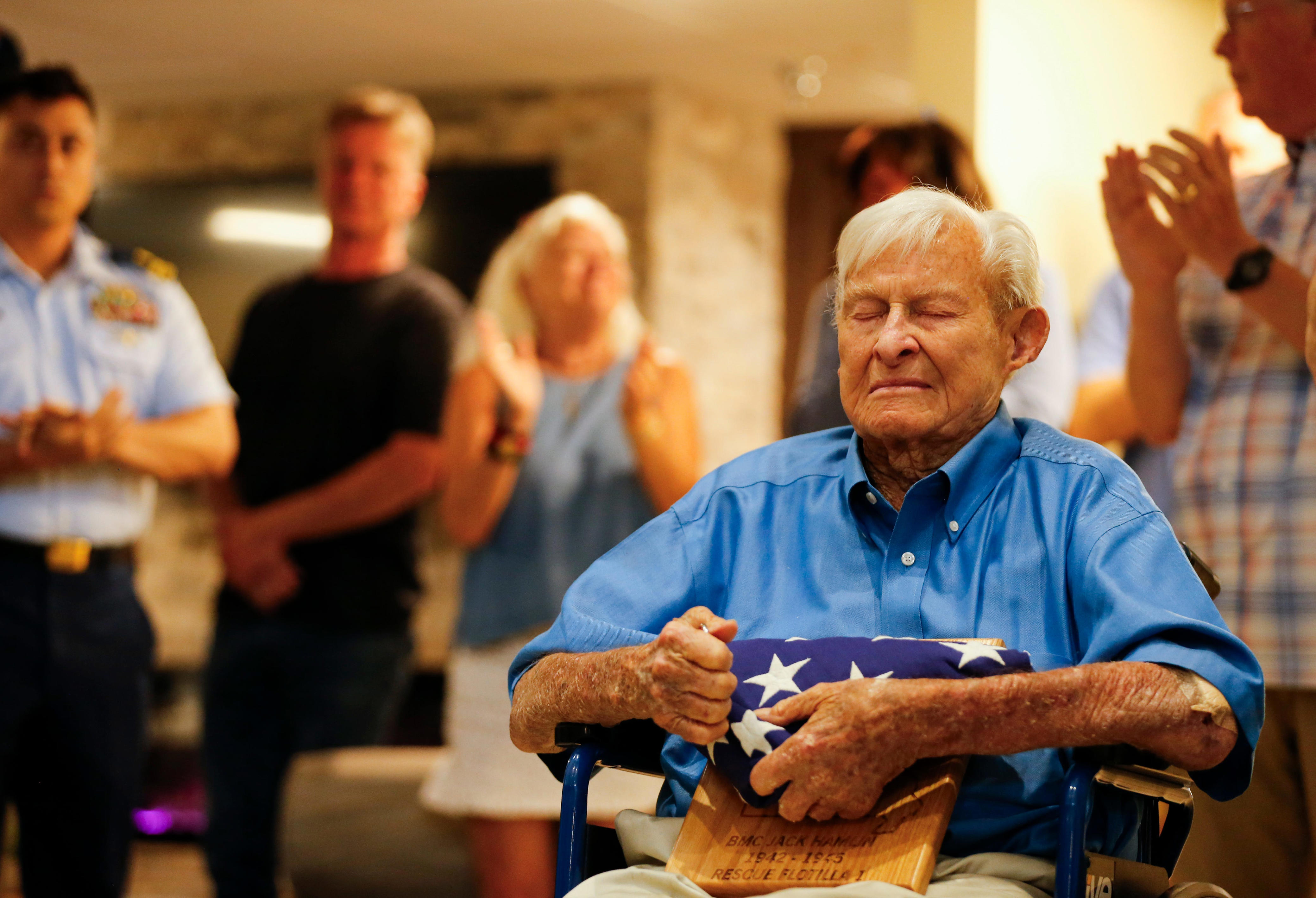 WWII veteran Jack Hamlin, who died in 2024, honored at ceremony