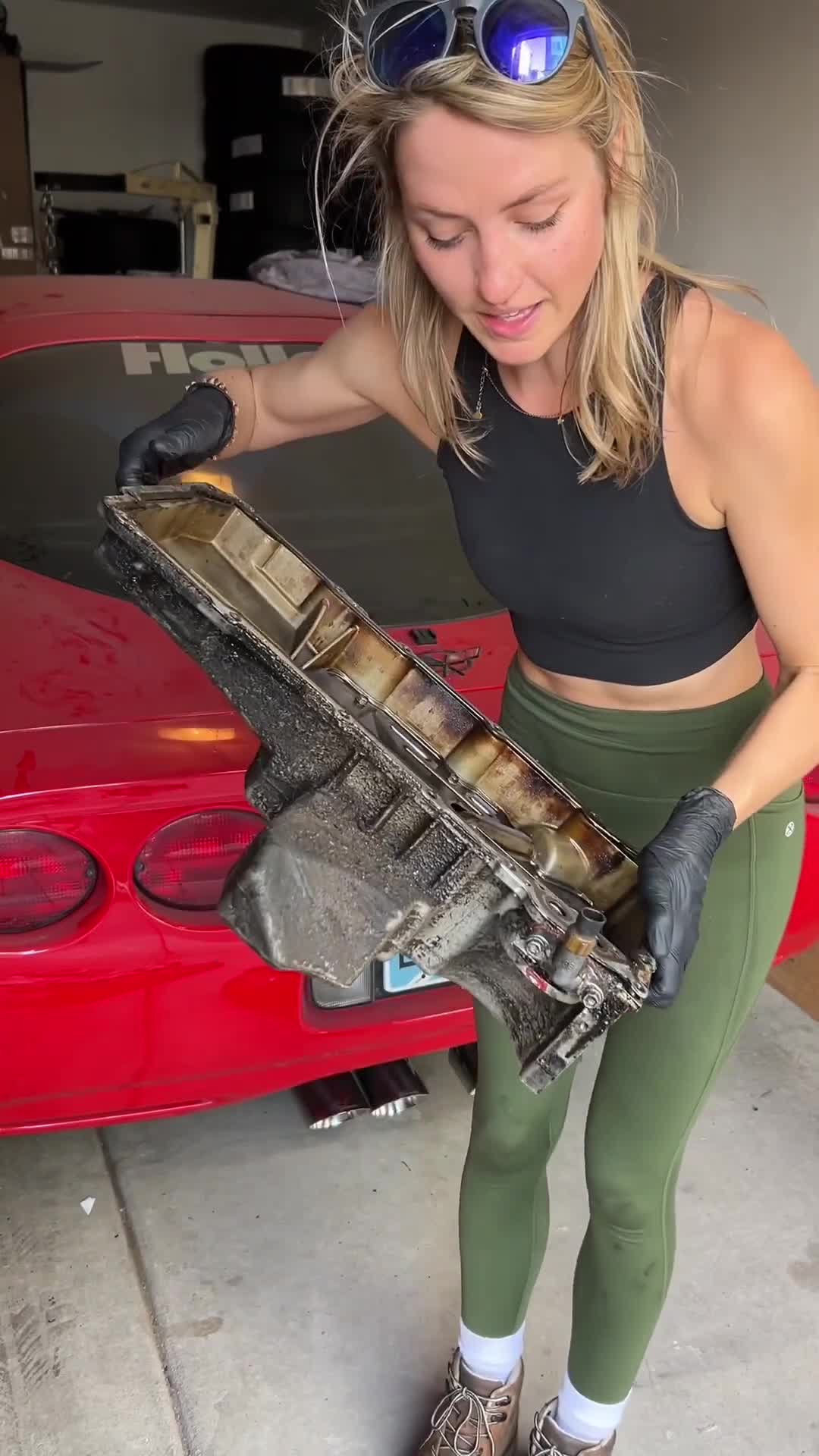 A closer look at dirty car component cleaning