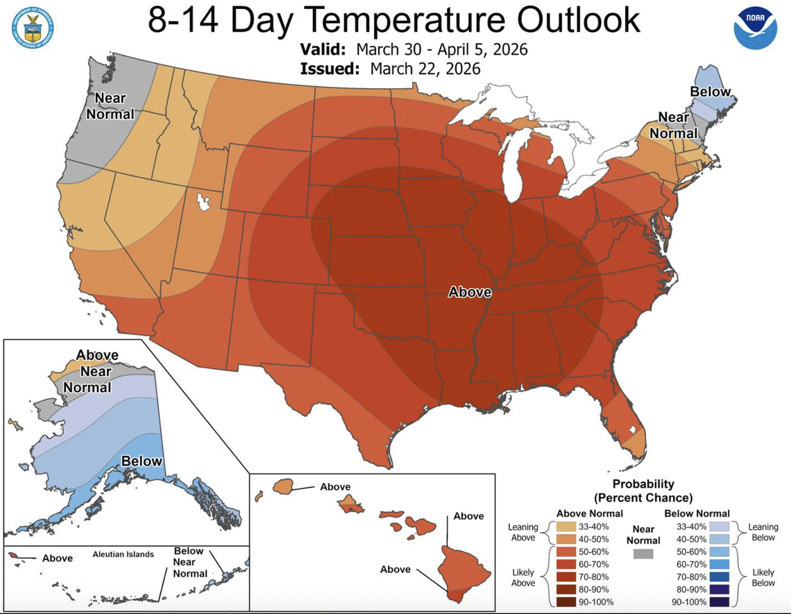 Is dreaded heat dome headed to SC? Here's the latest spring weather ...