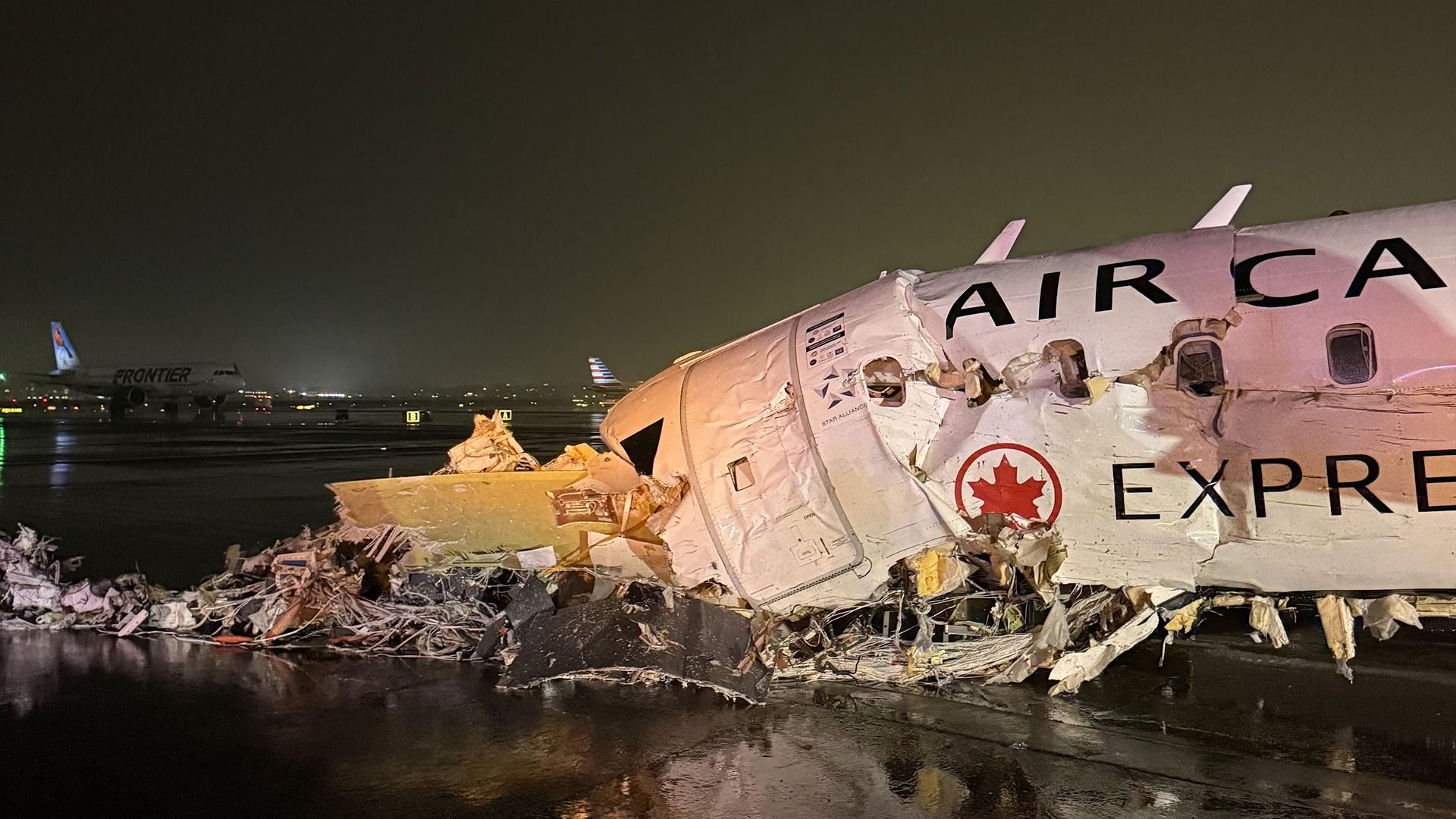 Air Canada flight attendant thrown 100 meters in jump seat during ...