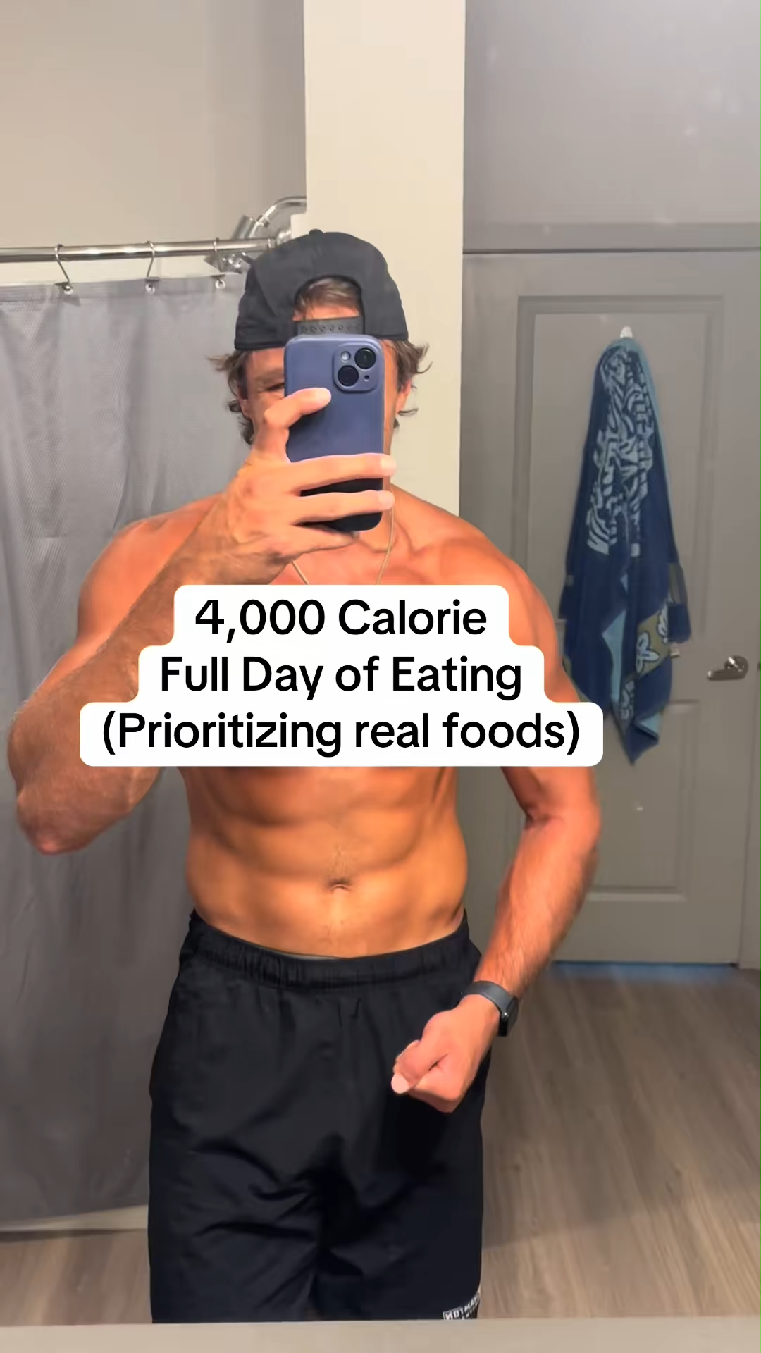 Four thousand calorie full day of eating with real foods