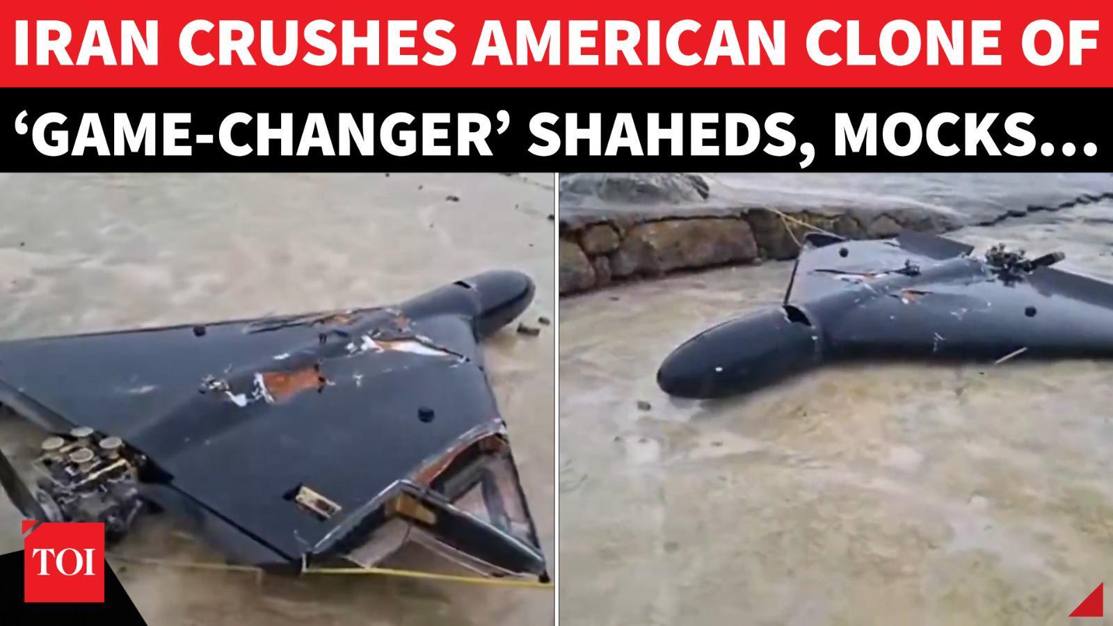 Iran claims 'killing' US clone of Shahed drones, shares proof on camera