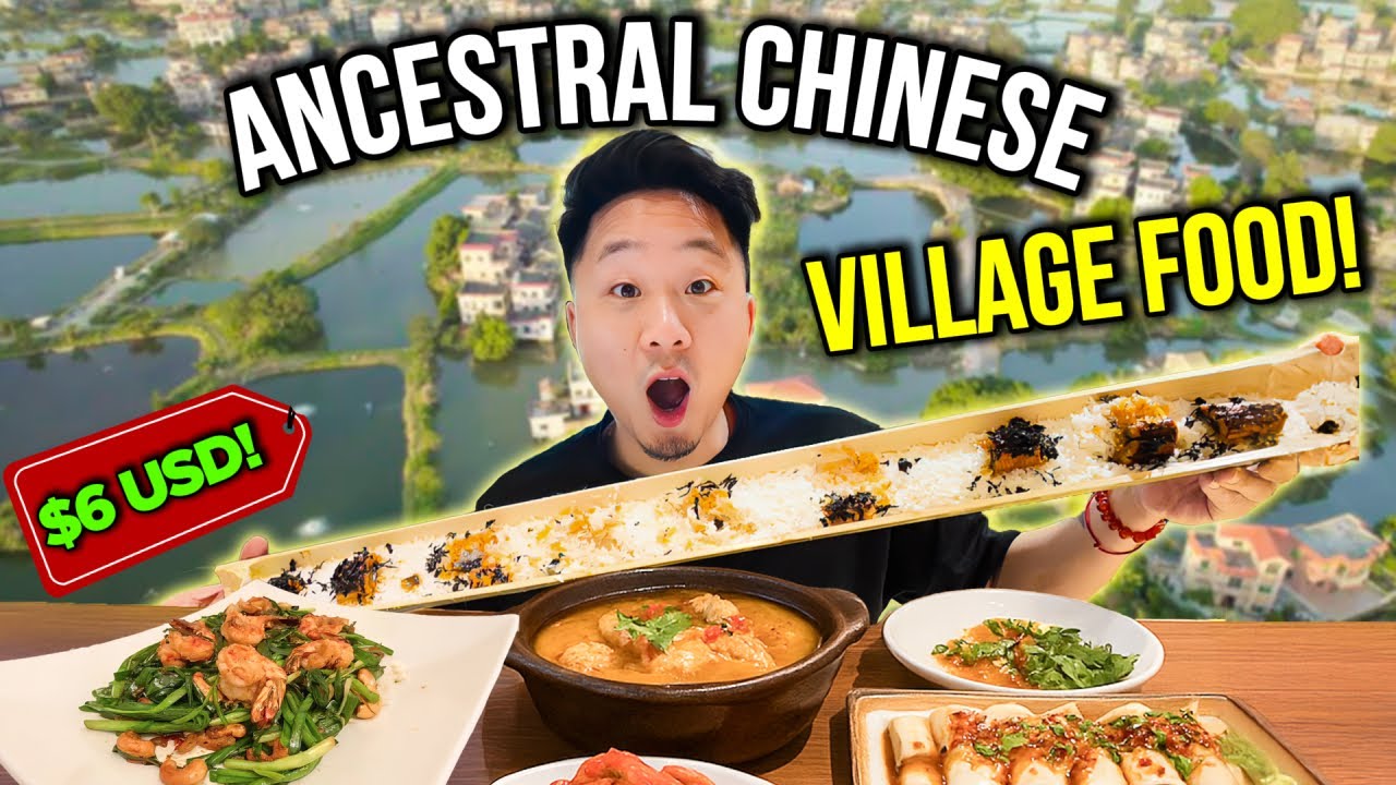What food is like in a small Chinese town
