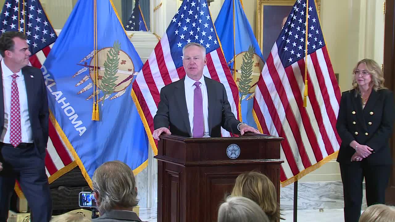 Watch: Gov. Kevin Stitt appoints Alan Armstrong to fill open US Senate seat