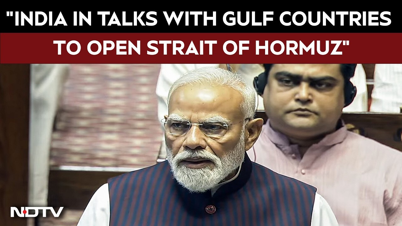 PM Modi: "India in talks with Gulf countries to open Strait of Hormuz ...