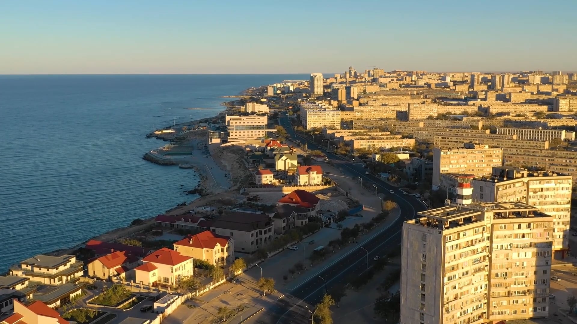 The Caspian Sea: Stunning drone views of the world's largest lake