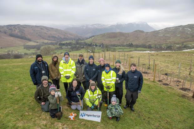Thousands of native trees planted as part of major Cumbrian scheme