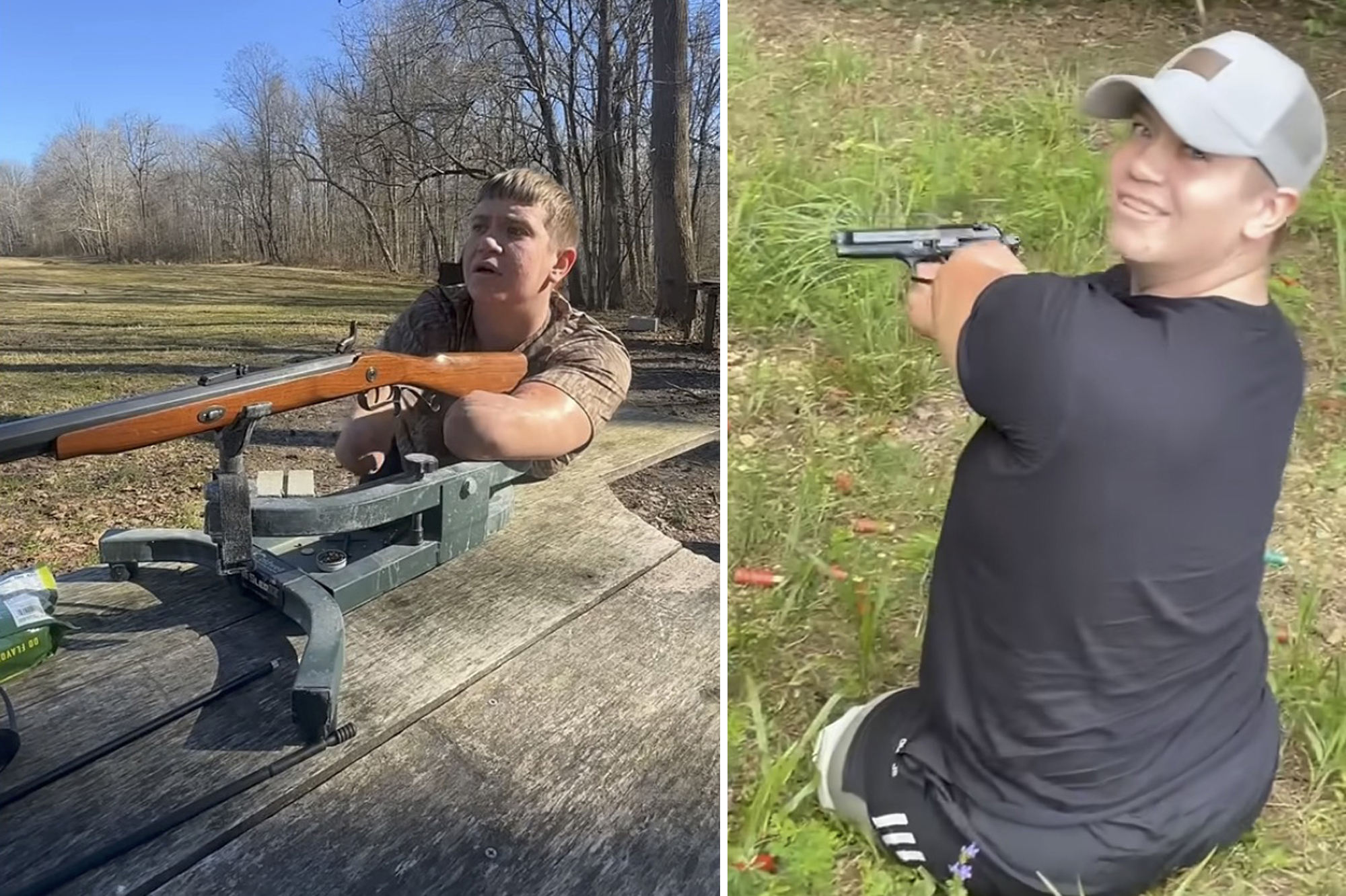 Quadruple amputee charged with gunning down pal showed off his ...
