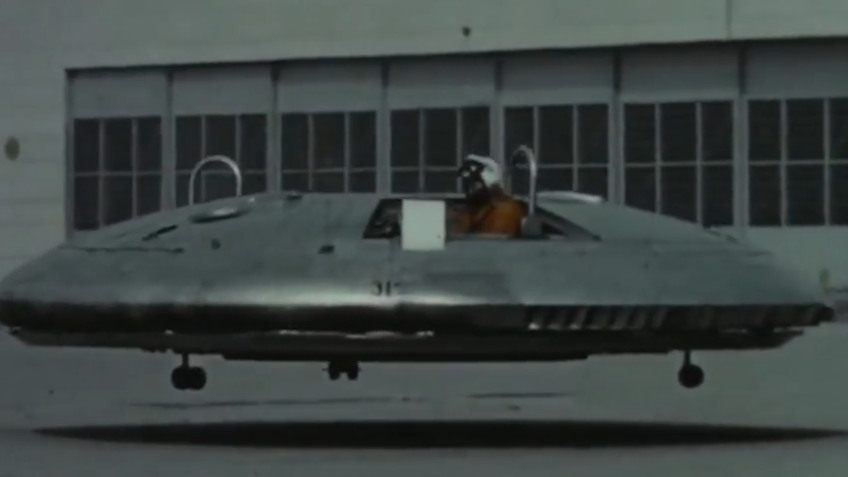 Watch the military’s secret UFO aircraft take to the sky