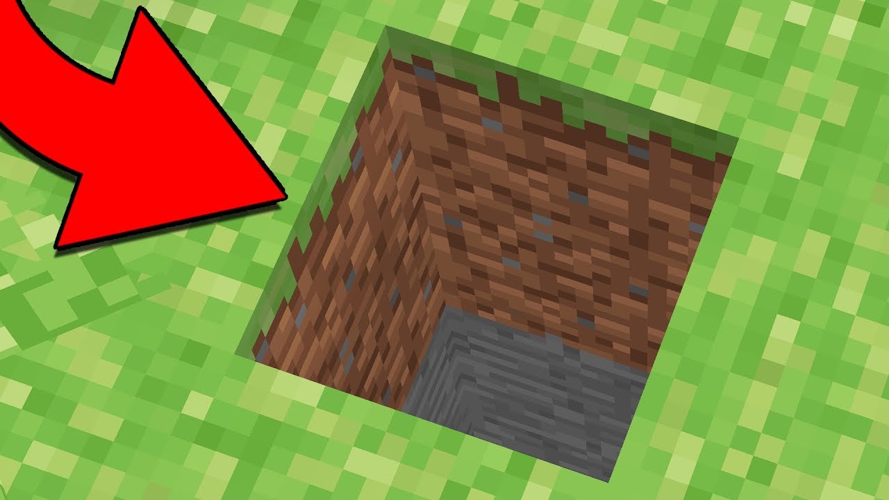 The reason why you should never dig straight down in Minecraft
