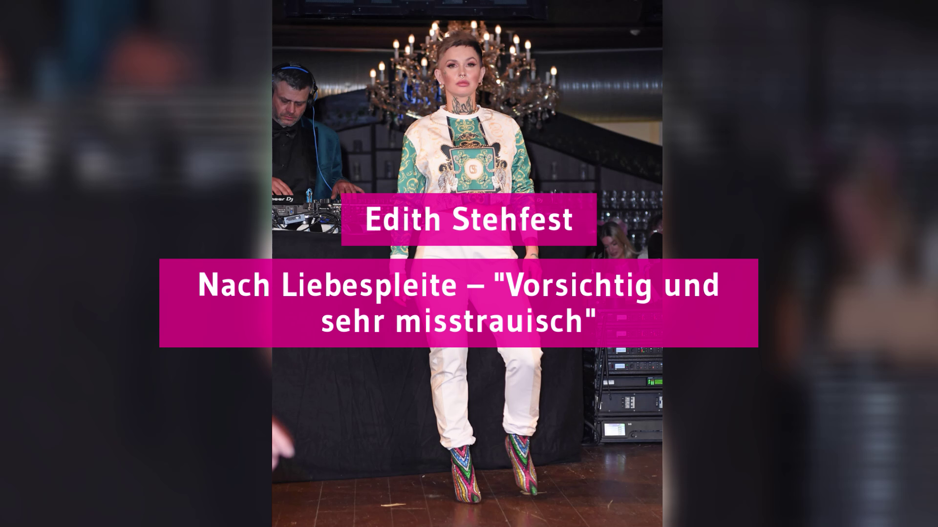 Edith Stehfest: Nach Liebespleite – "Vorsichtig und sehr misstrauisch"