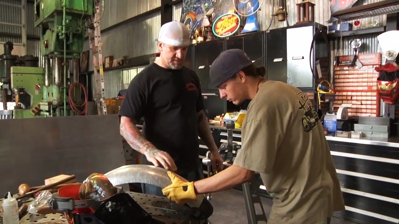 Jesse James crafts custom fender
