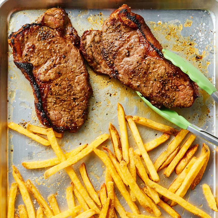 My sheet-pan steak frites impress without the stress or mess