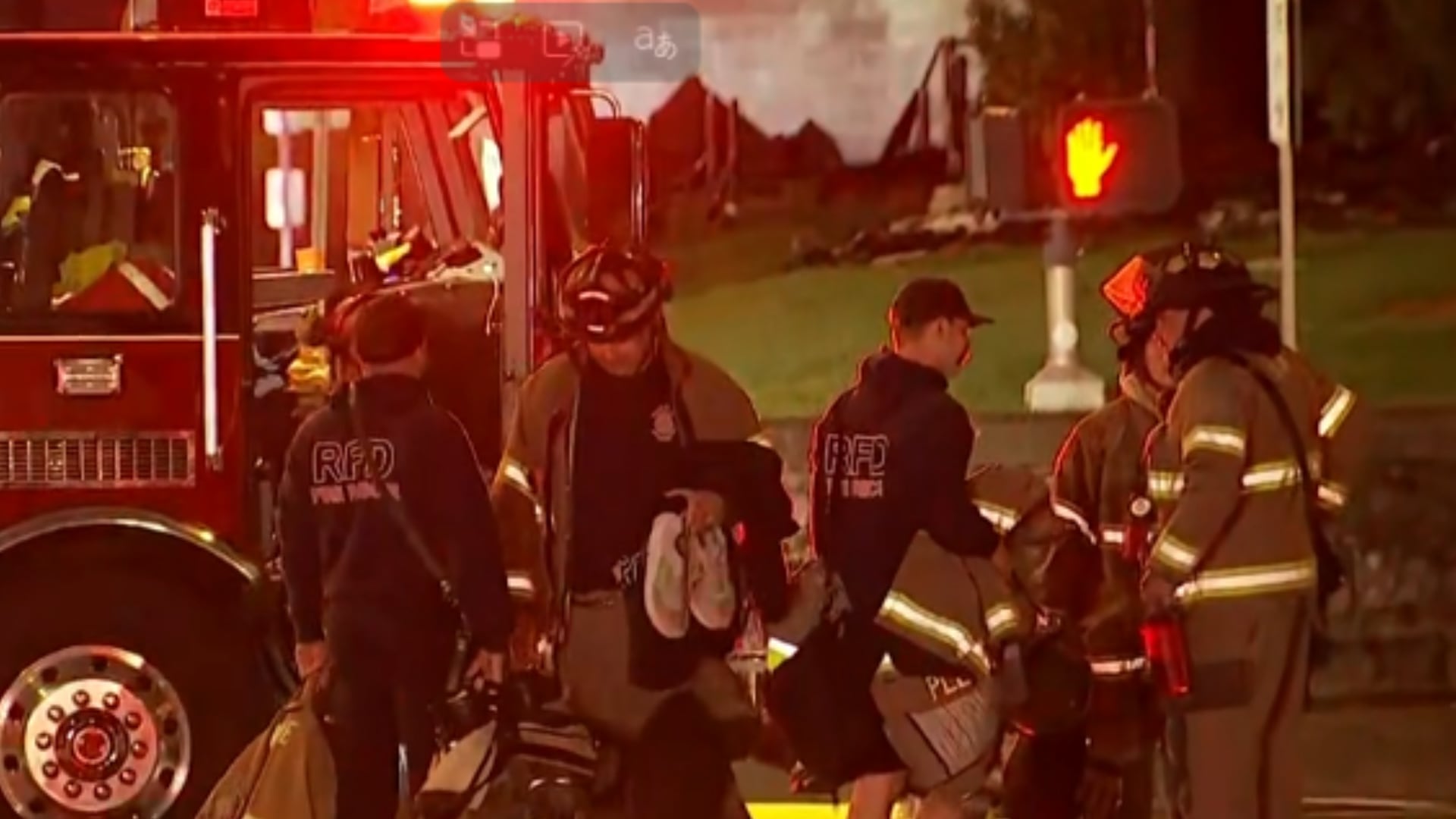 Live: Firefighters douse hot spots after historic Floyd County ...