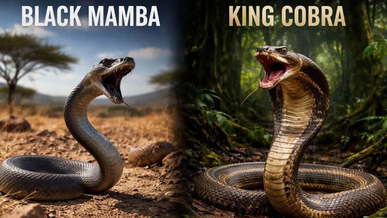 Black mamba vs king cobra: Who would win the deadly fight and what ...