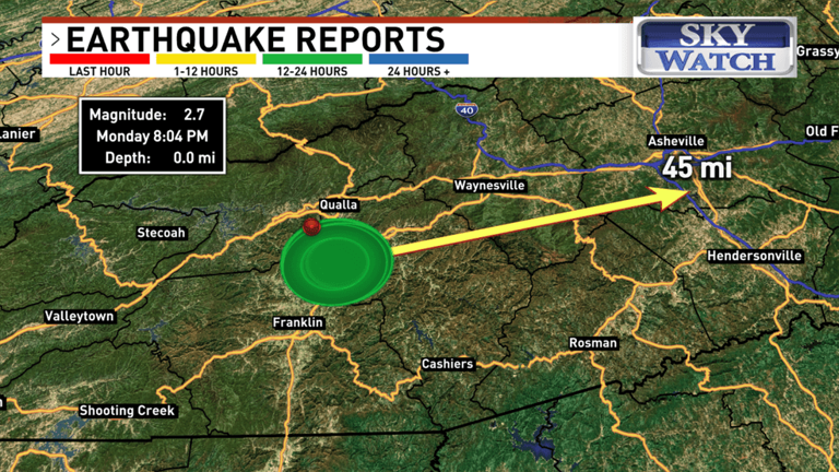 Minor earthquake near Dillsboro felt across region. How common are ...