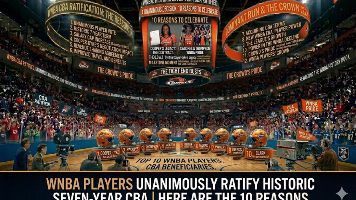 WNBA players unanimously ratify historic seven-year CBA