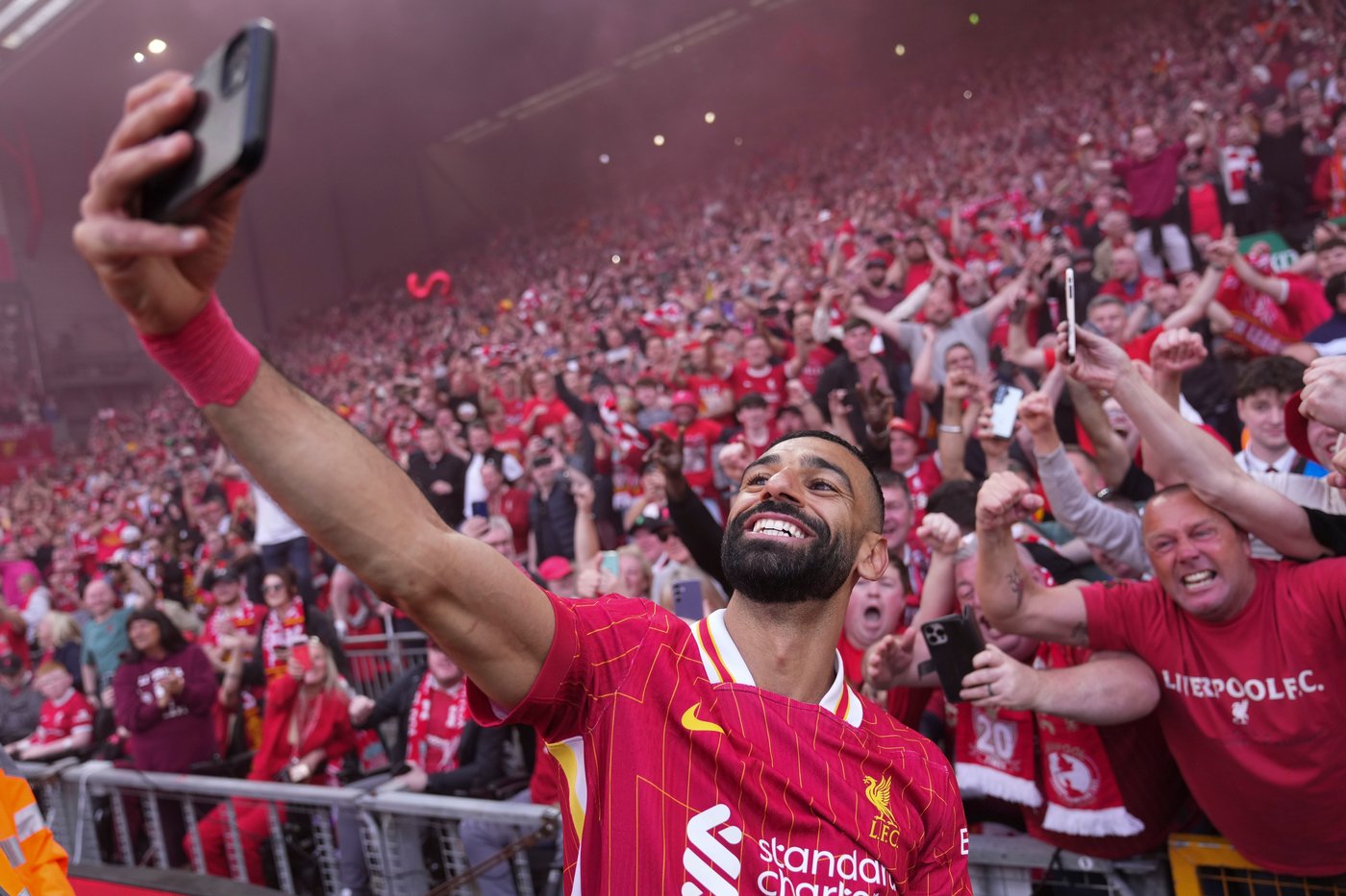 A look at Mohamed Salah's trophy-laden career at Liverpool, in numbers