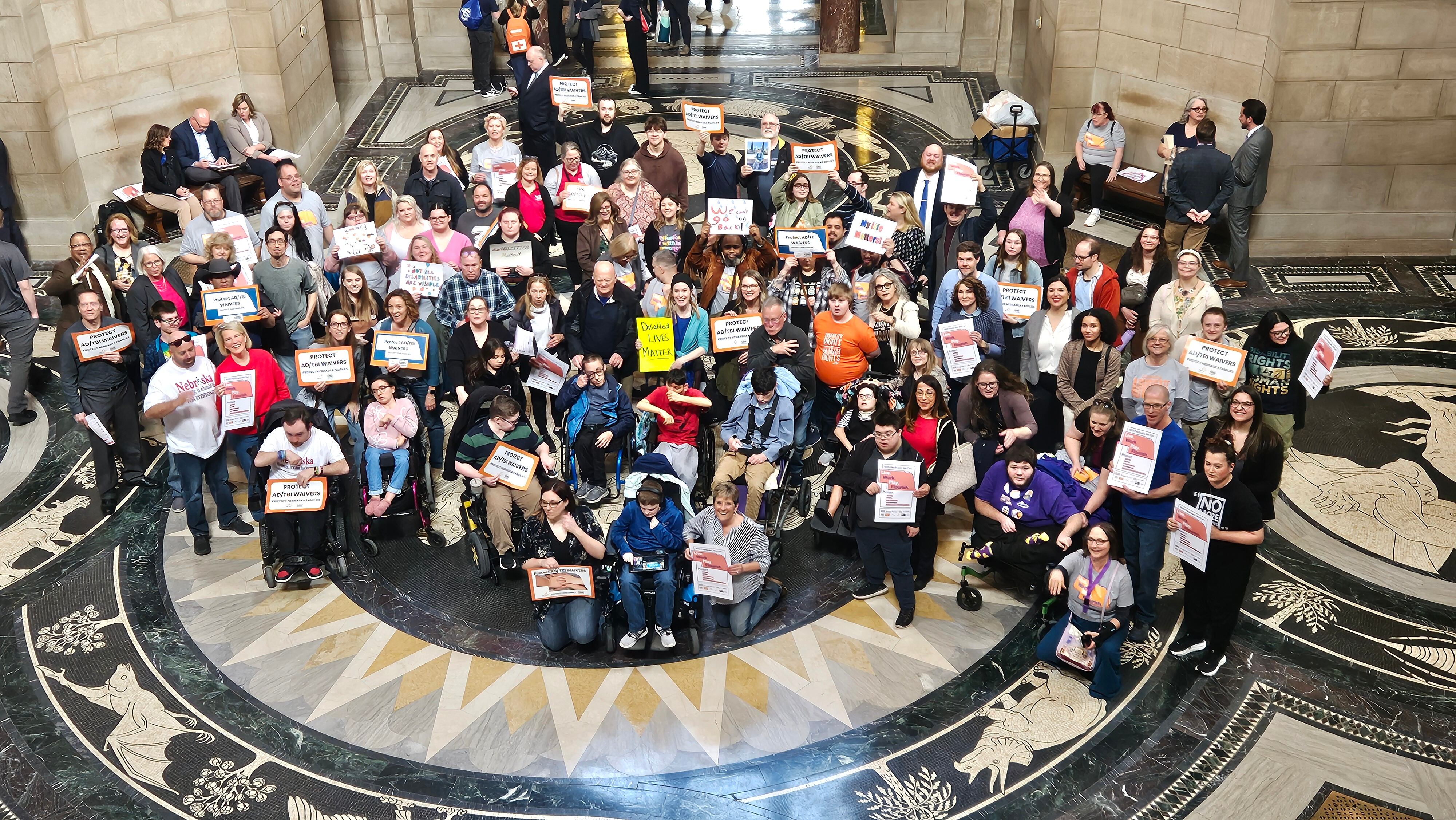 Disability Advocacy Day at Nebraska Capitol brings dozens urging ...