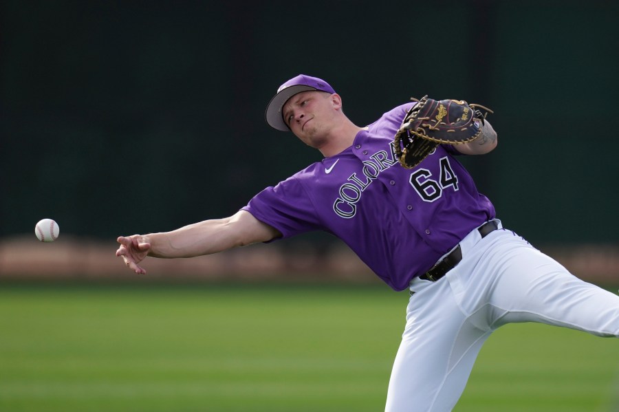 Rockies TJ Rumfield receives Abby Greer Award