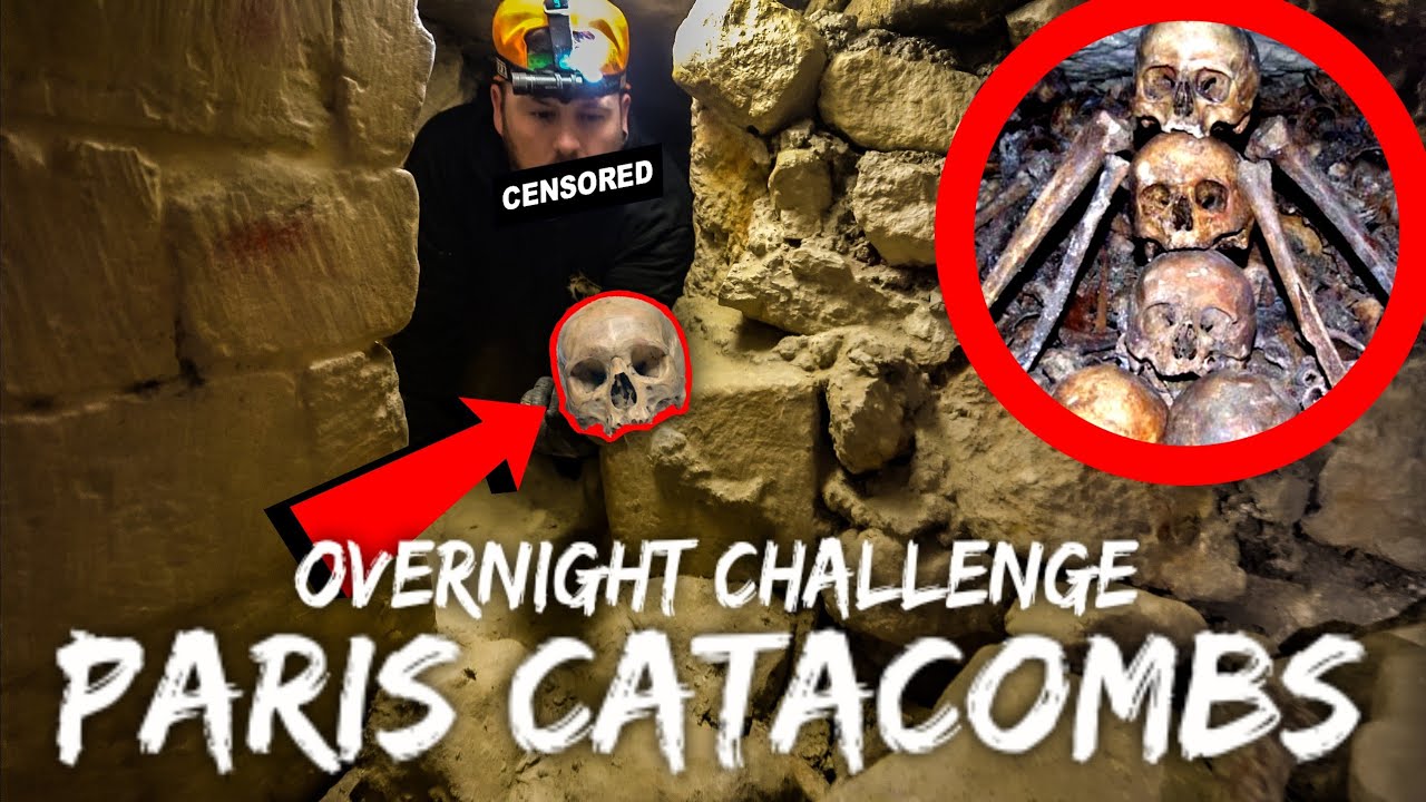 I spent a night in the Paris catacombs! 😱