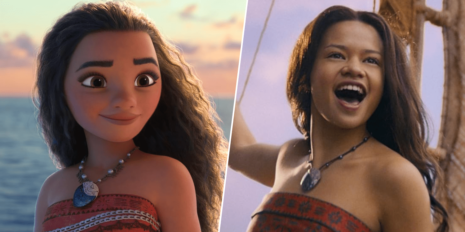 See the 'Moana' live-action actors side-by-side with the animated stars