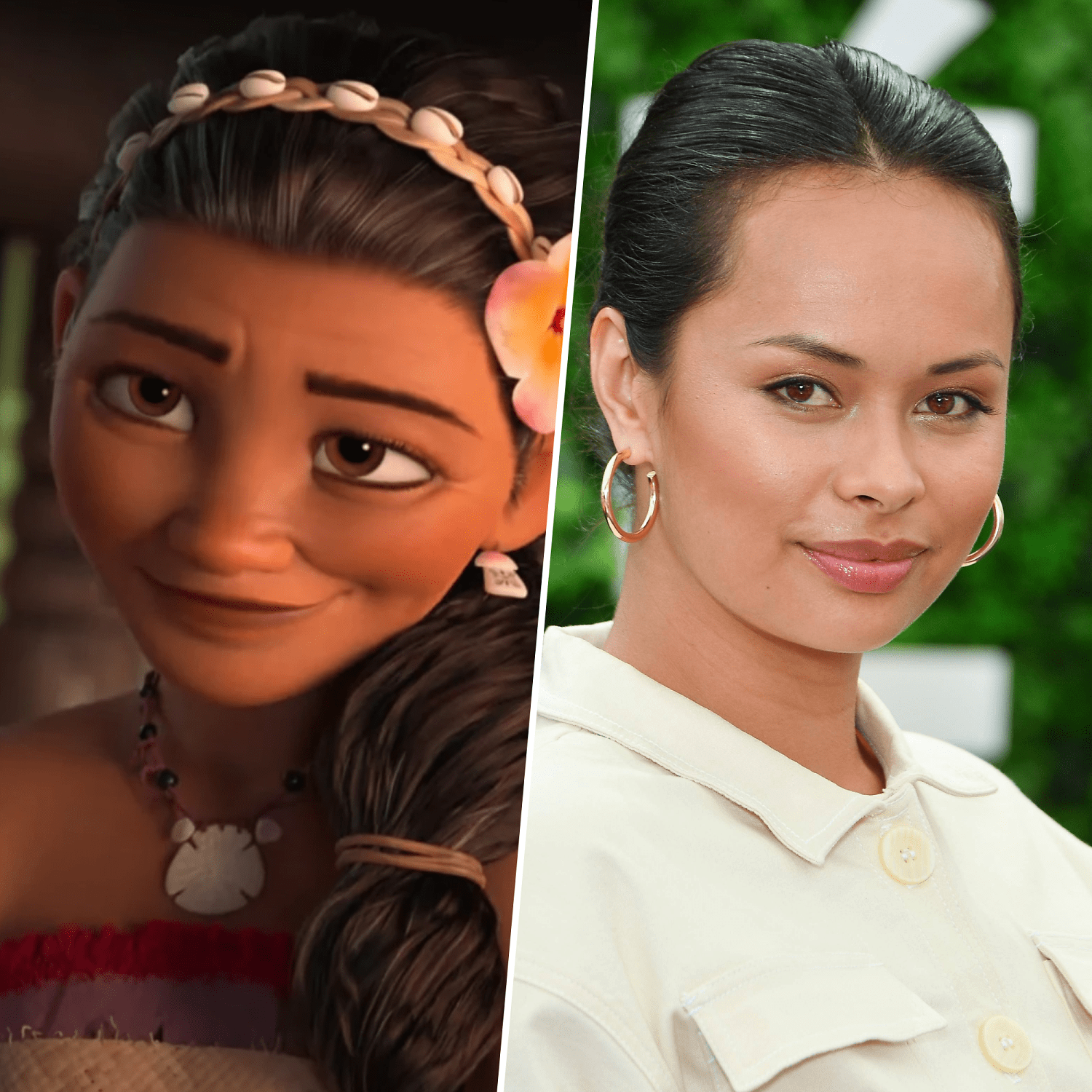 See the 'Moana' live-action actors side-by-side with the animated stars