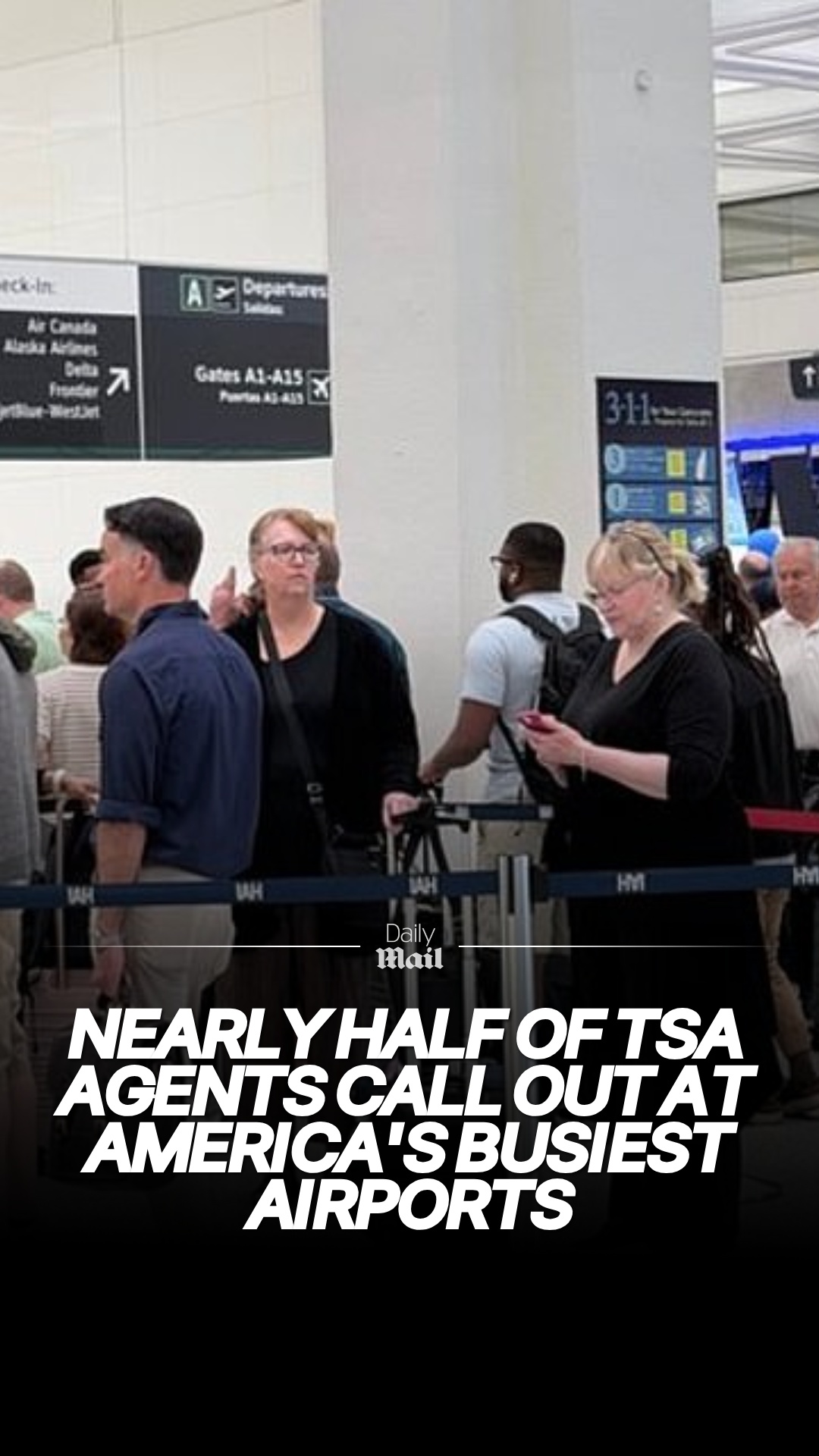 TSA staffing shortages cause long lines at major US airports