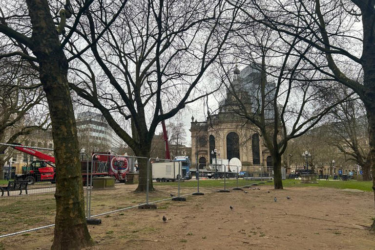 Work on Pigeon Park gives sign of a return to 2024 in Birmingham city ...