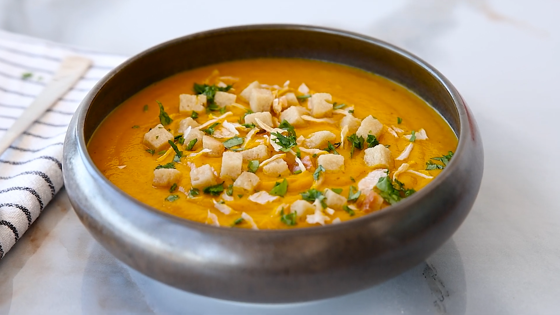 This carrot ginger soup recipe is what cozy cooking should taste like