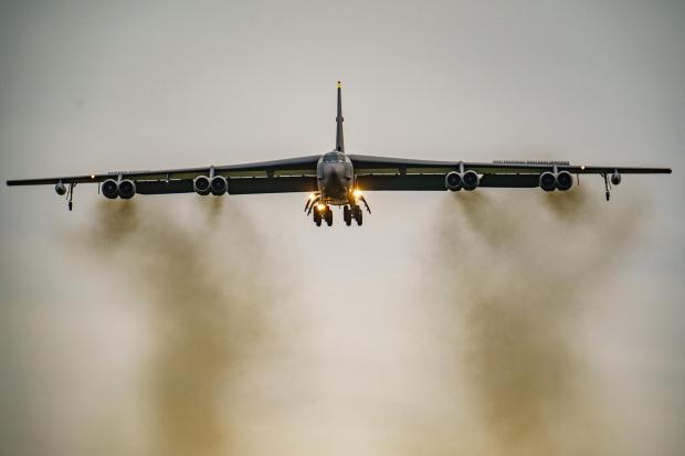 US bomber from Cotswolds declares emergency UK incident