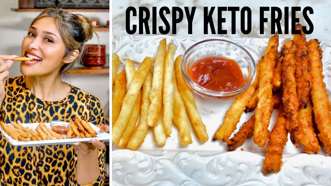 Crispy keto French fries with a secret ingredient! How to make keto ...