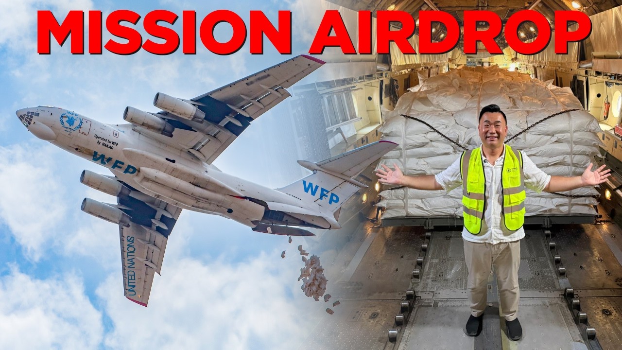 Inside the UN aviation lifeline: IL-76 humanitarian airdrop mission