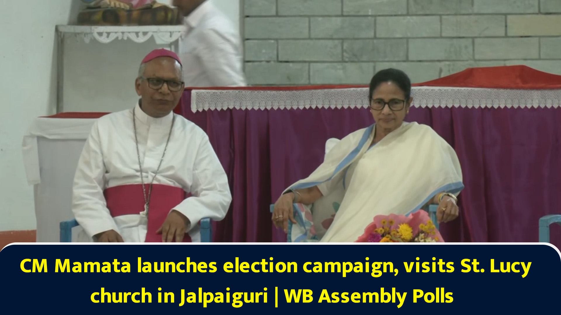 CM Mamata launches election campaign, visits St. Lucy church in ...