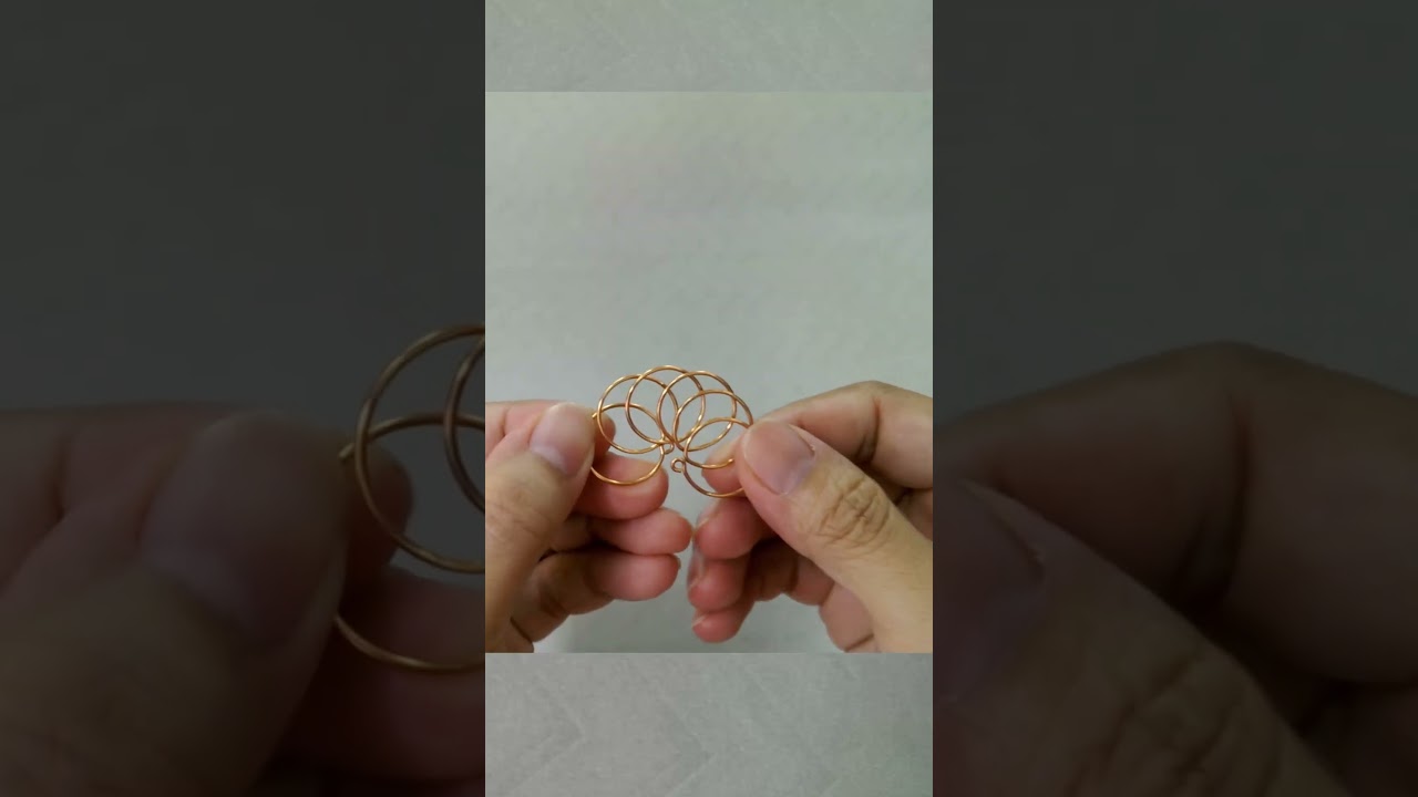 Jewelry making at home easy for beginners 🏵 Flower pendant #shortsvideo ...