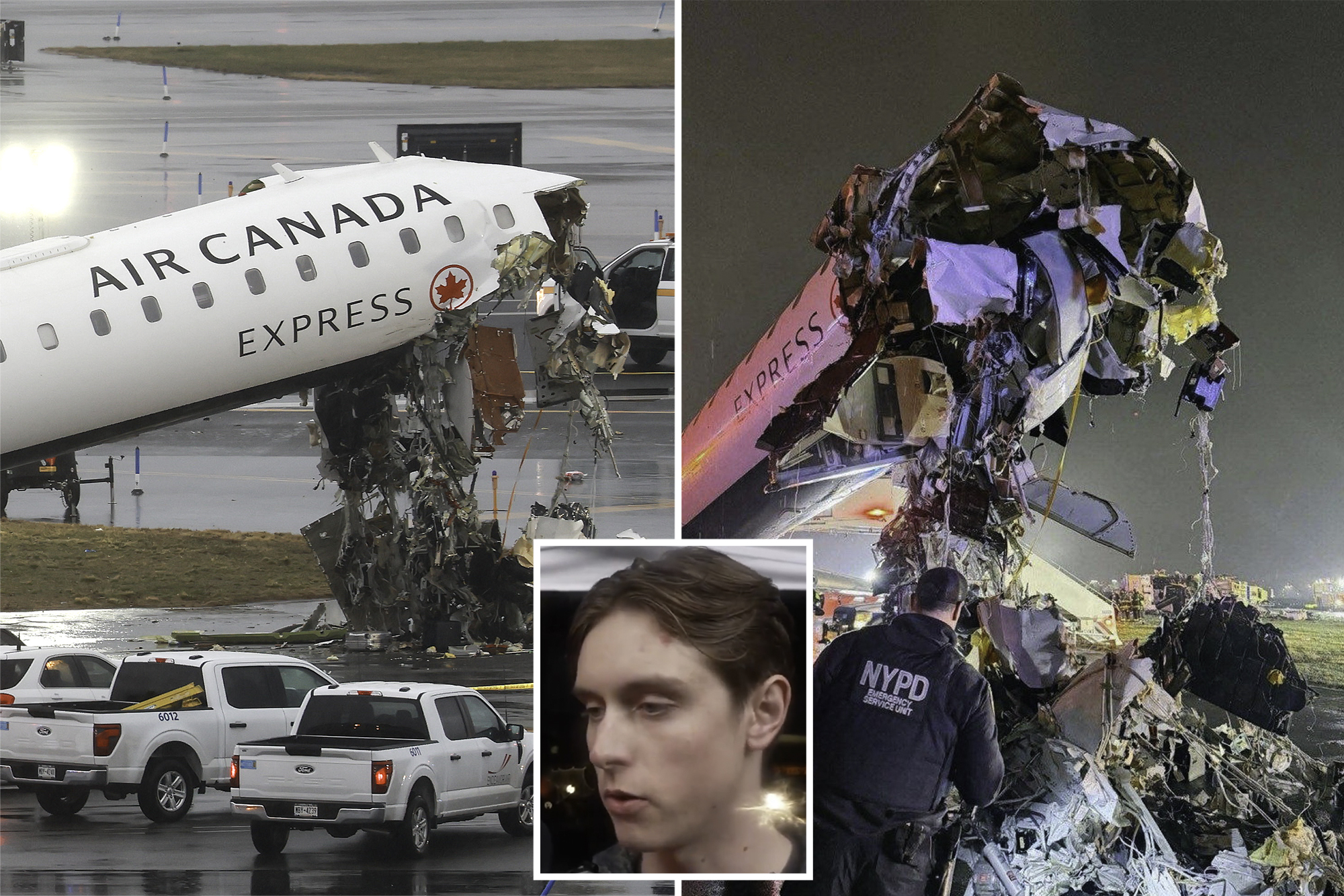 LaGuardia plane crash survivor describes 'crazy 12 seconds' leading to ...