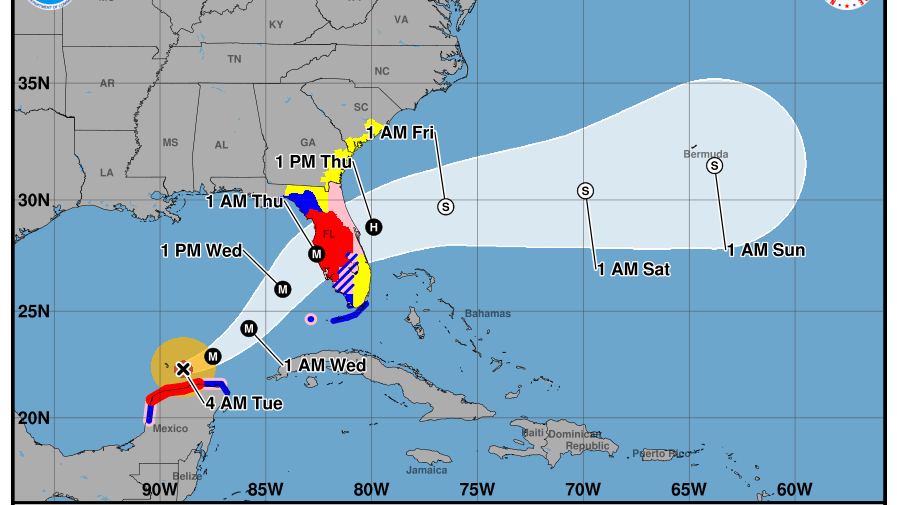 National Hurricane Center unveils new forecast cone